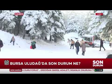 BURSA ULUDAĞ’DA KAR KALINLIĞI 16 CM