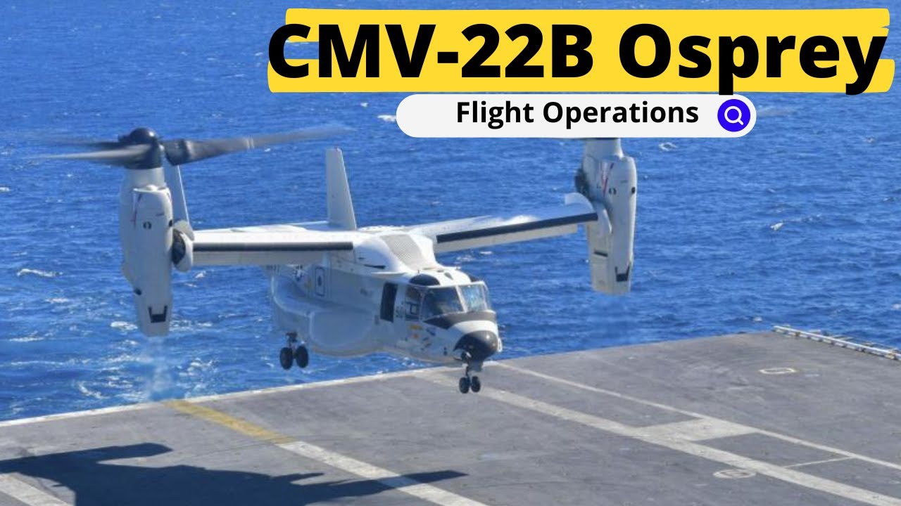 CMV 22B Osprey of the Titans of Fleet Logistics VRM 30 - YouTube