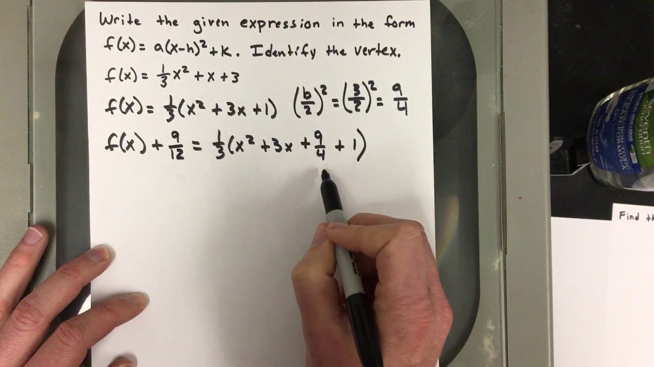 Example 3 1 Converting From Standard Form To Vertex Form W example-3-1-converting-from-standard-form-to-vertex-form-w