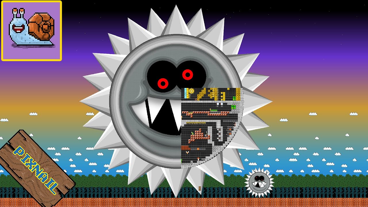 Pixnail: Super Mario vs the Mega Mega Grrol Maze Mayhem - YouTube