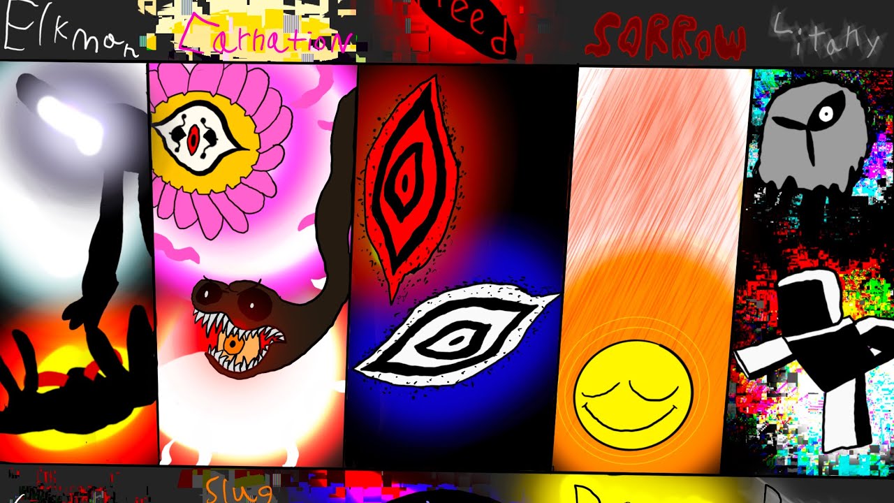 Drawing the entities from Roblox grace - YouTube