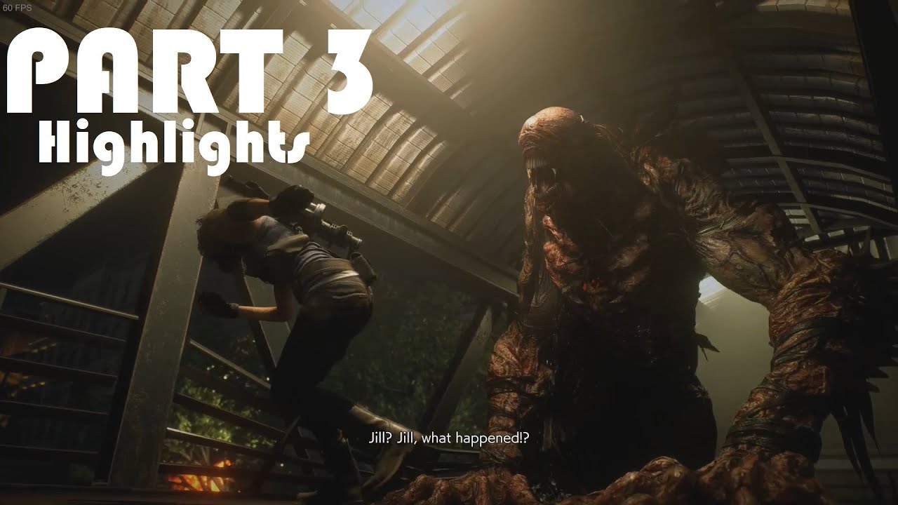 Resident Evil 3 Remake Game Highlights PART 3: MUTATED NEMESIS BOSS ...