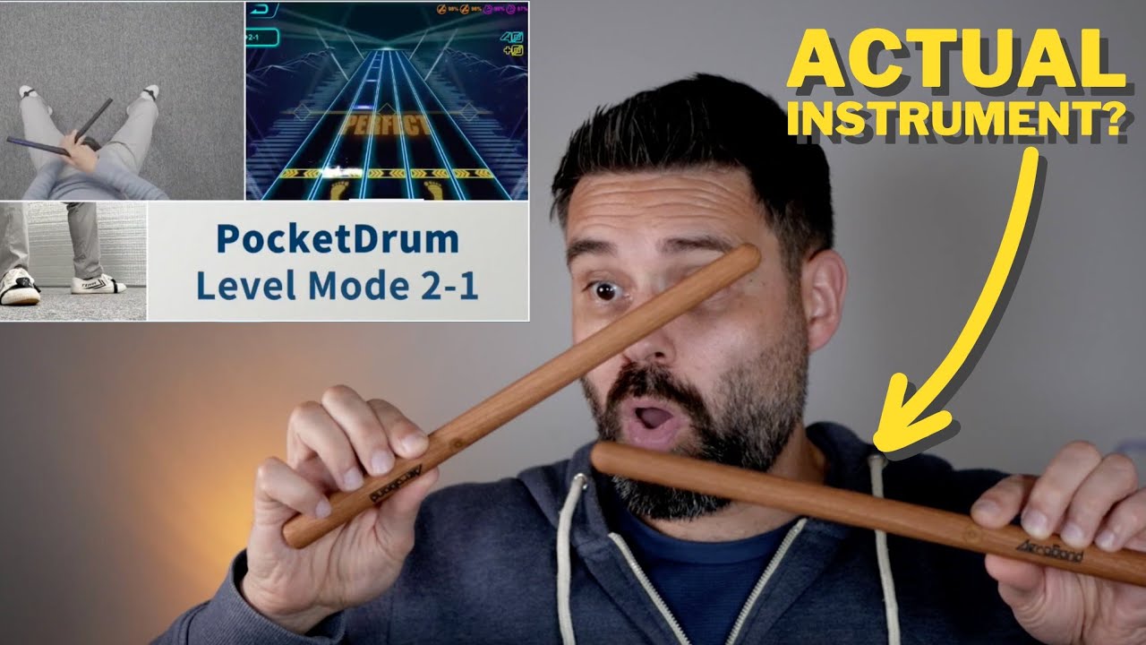 A Game or A Real Instrument?!? Aeroband Pocket Drum 2 - YouTube