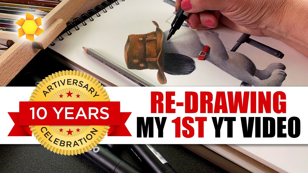 Re-drawing my first YT video tutorial - YouTube