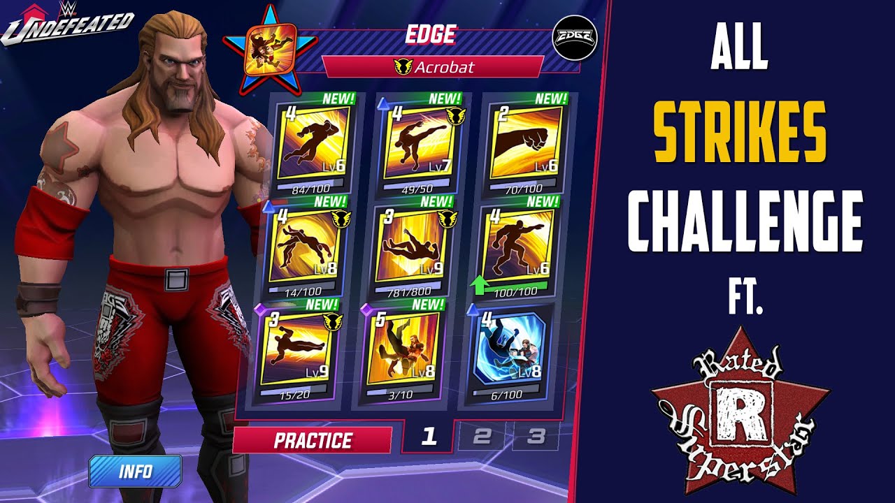 All Strikes Challenge ft. Edge | WWE Undefeated - YouTube
