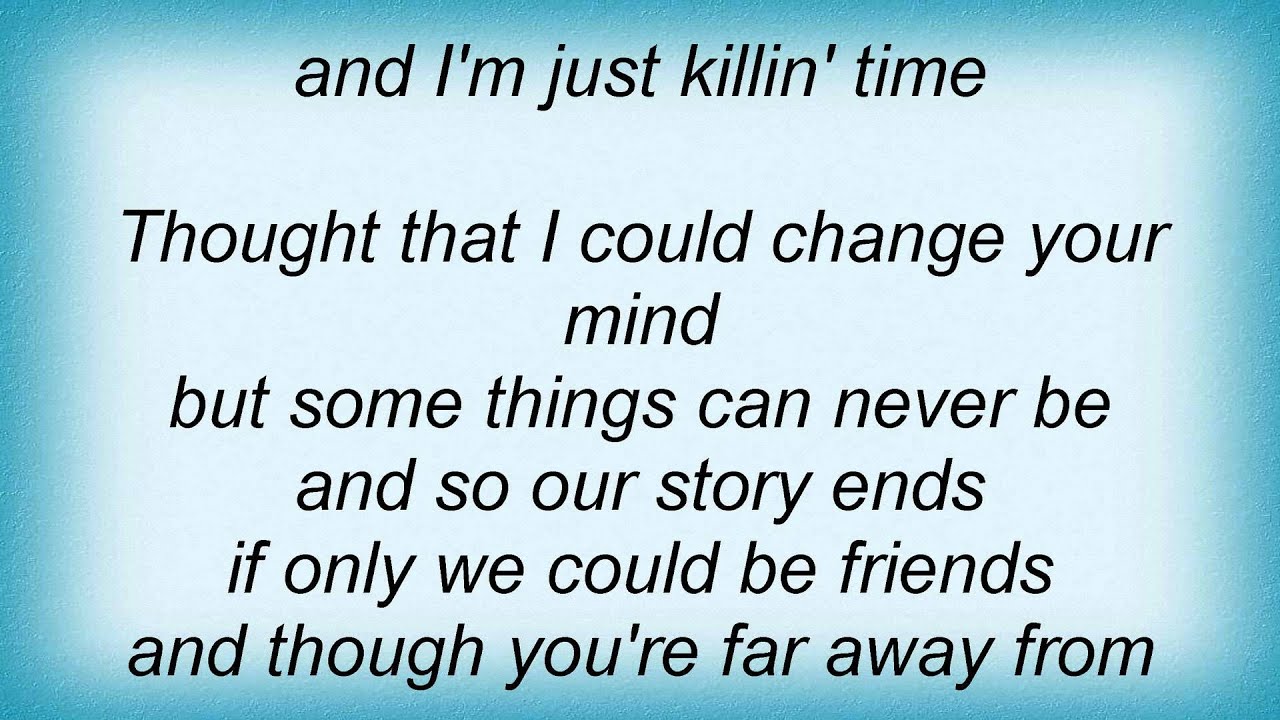 Tina Cousins - Killing Time Lyrics - YouTube