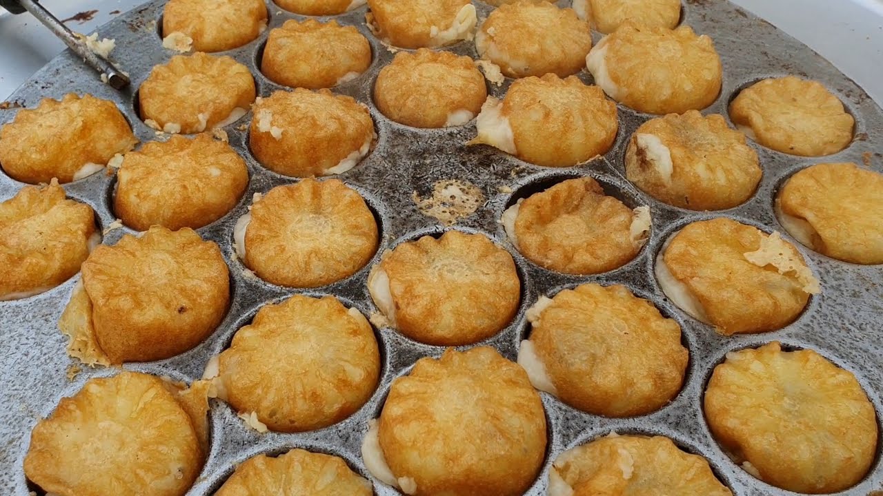 추운 날 더 생각나는, 하루 6000개 이상 굽는 국화빵 / Gukhwa-ppang(chrysanthemum bread) / 菊 ...