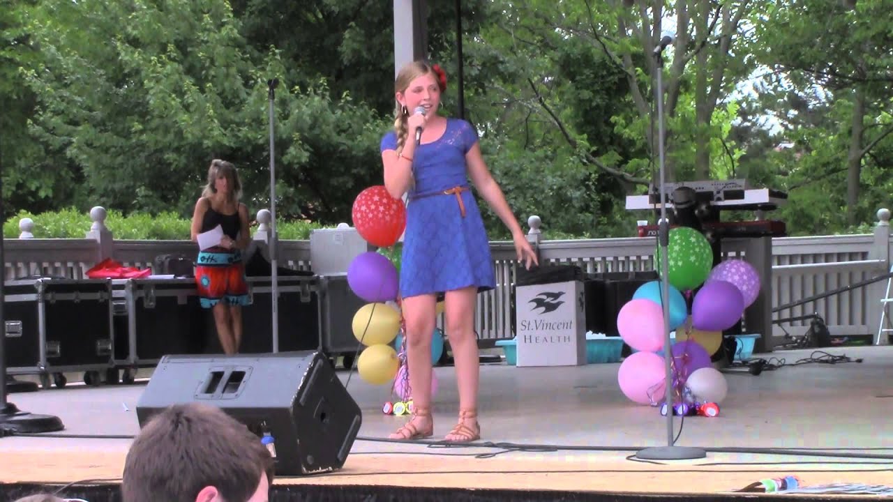 Morgan Taylor - Feeling Good, Carmelfest has Talent 2013 - YouTube
