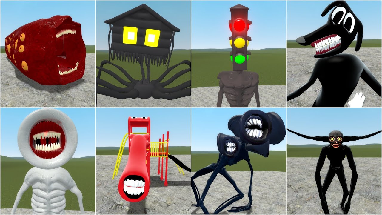 ALL Trevor Henderson & Leovincible CREATURES in Garry's Mod! - YouTube