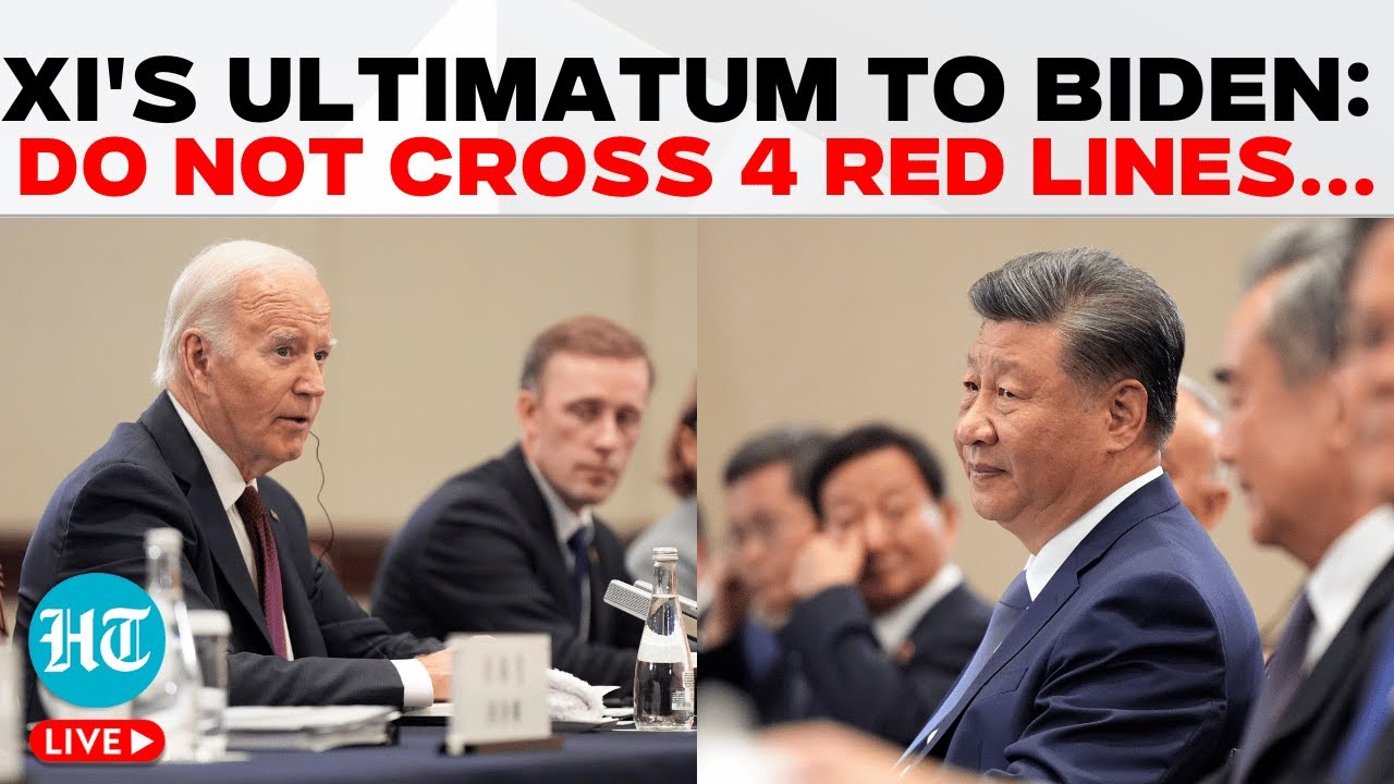 Xi Jinping-Biden Meet LIVE | China Draws Red Line | Dragon Taunts ...