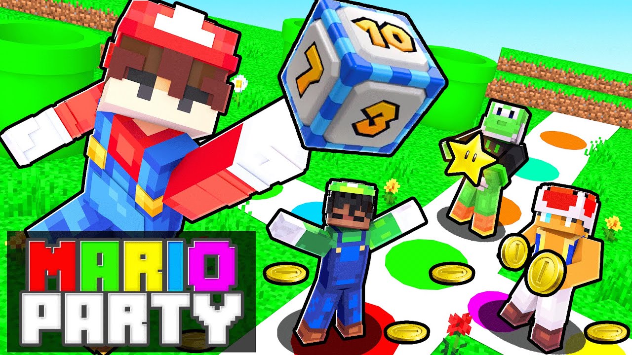 Playing Super MARIO PARTY In Minecraft! - YouTube