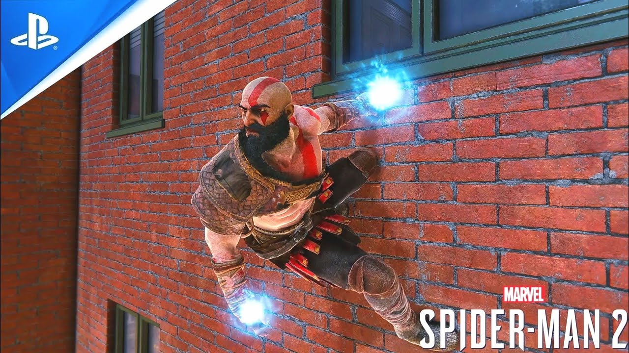 Marvel's Spider Man God Of War Kratos Mod With Super Powers First Look ...