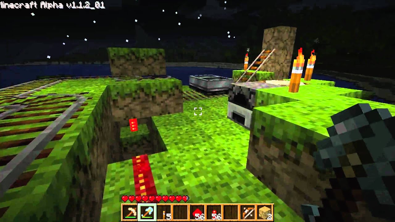 How to Build a Train Station in Minecraft - Tutorial p2 - YouTube