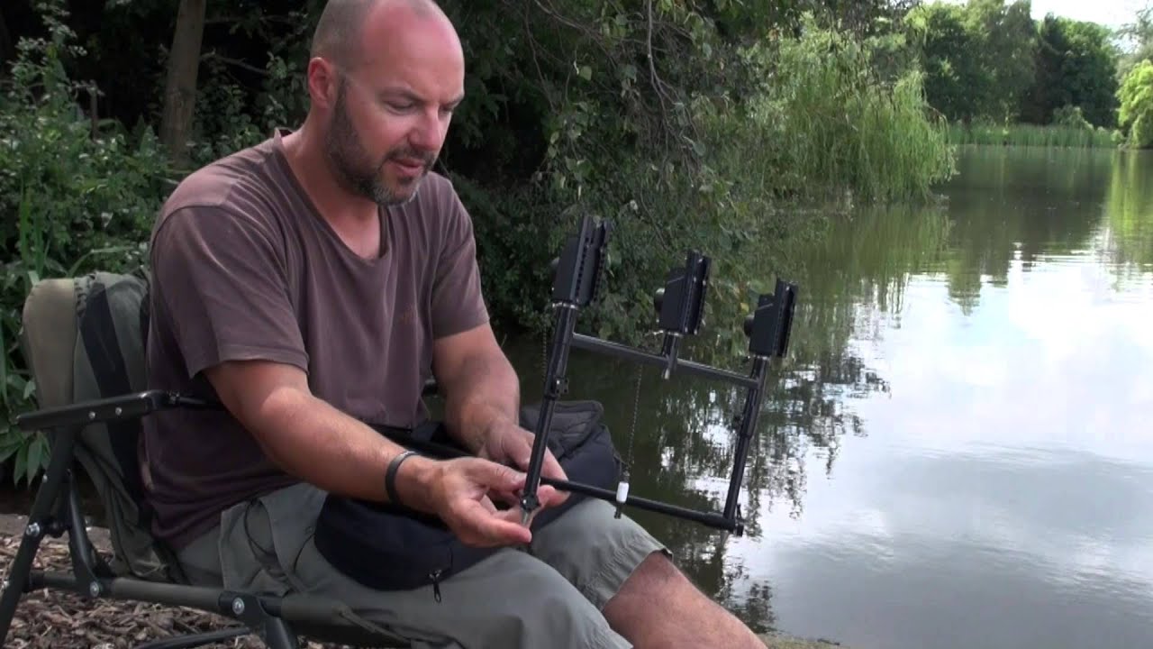 Carp Fishing - JAG Black Super Compact Pod Kit - Adam Penning - YouTube