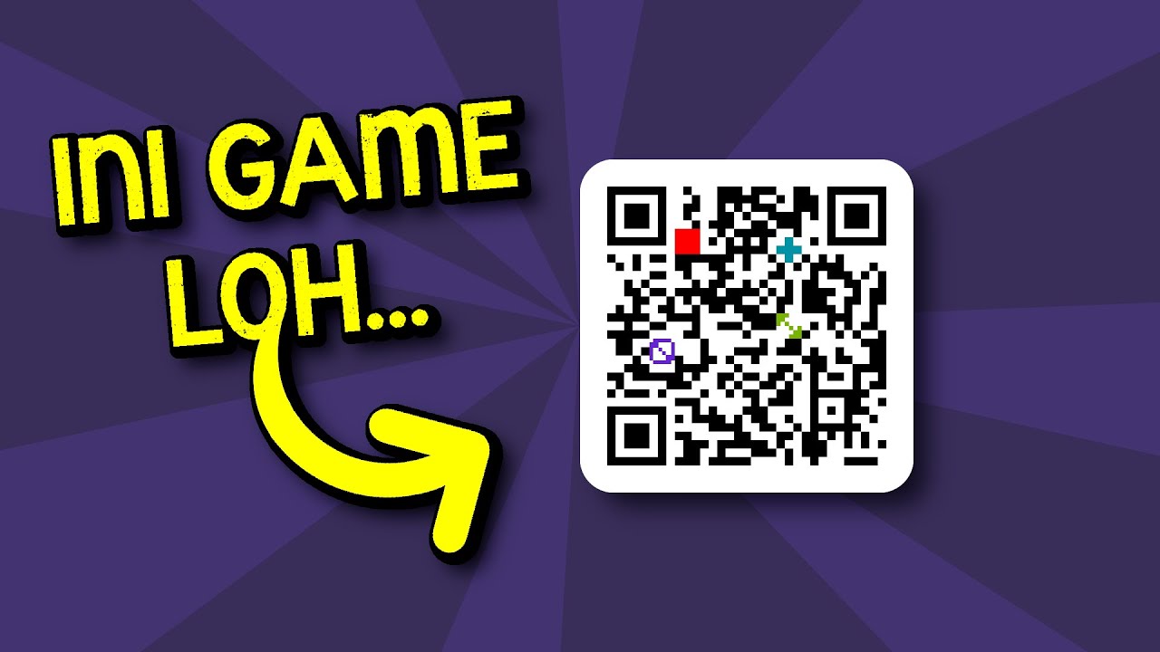 Gw Bikin Game CUMAN DARI QR CODE! - YouTube