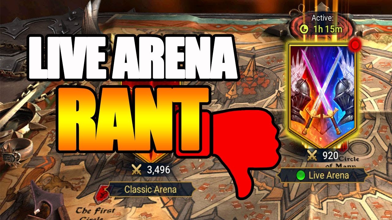 SMALL RANT ABOUT LIVE ARENA POINTS | Raid: Shadow Legends - YouTube