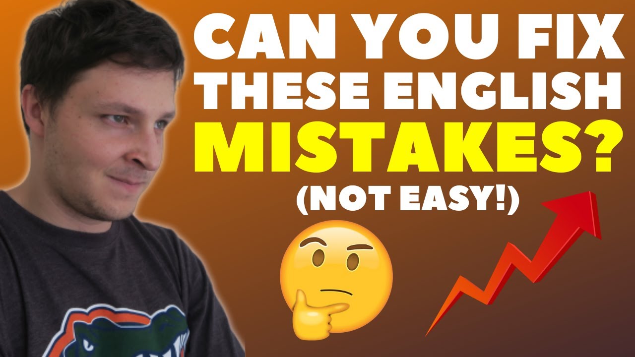 Find the English Mistake! (+Exercise and Game) - YouTube