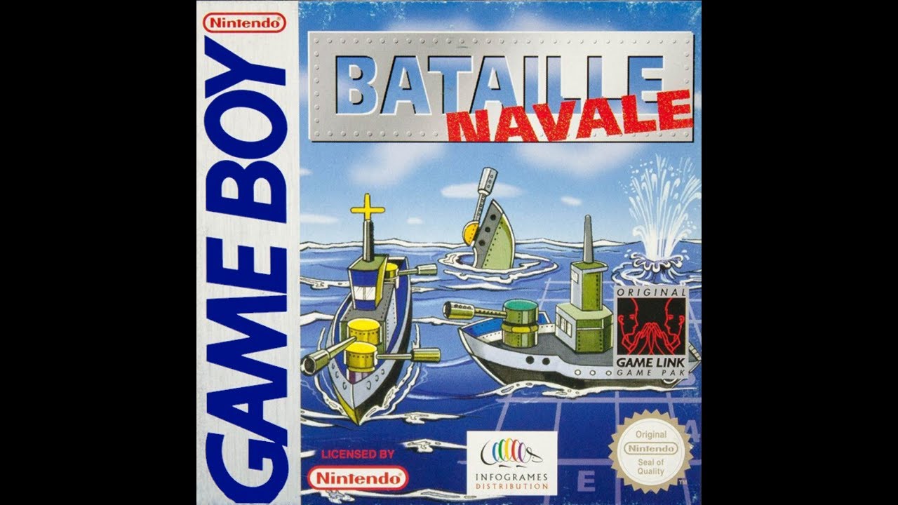 Game Boy - Bataille Navale 'Title, Credits & Gameplay' - YouTube