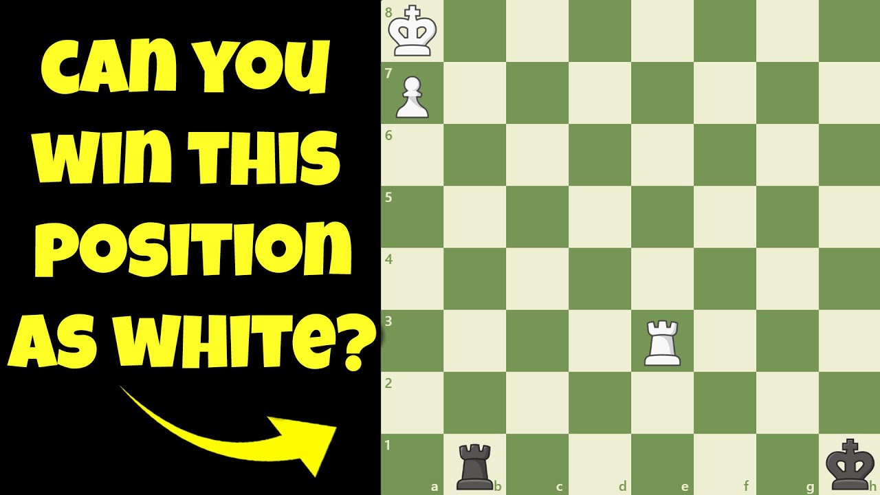 Master the Rooks Pawn Lucena Position - YouTube