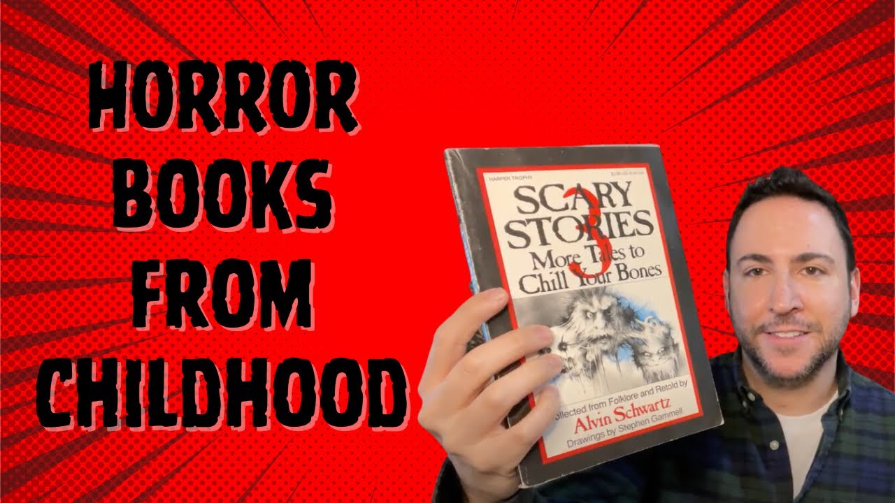 Vintage horror books 80s and 90s kids will remember - YouTube