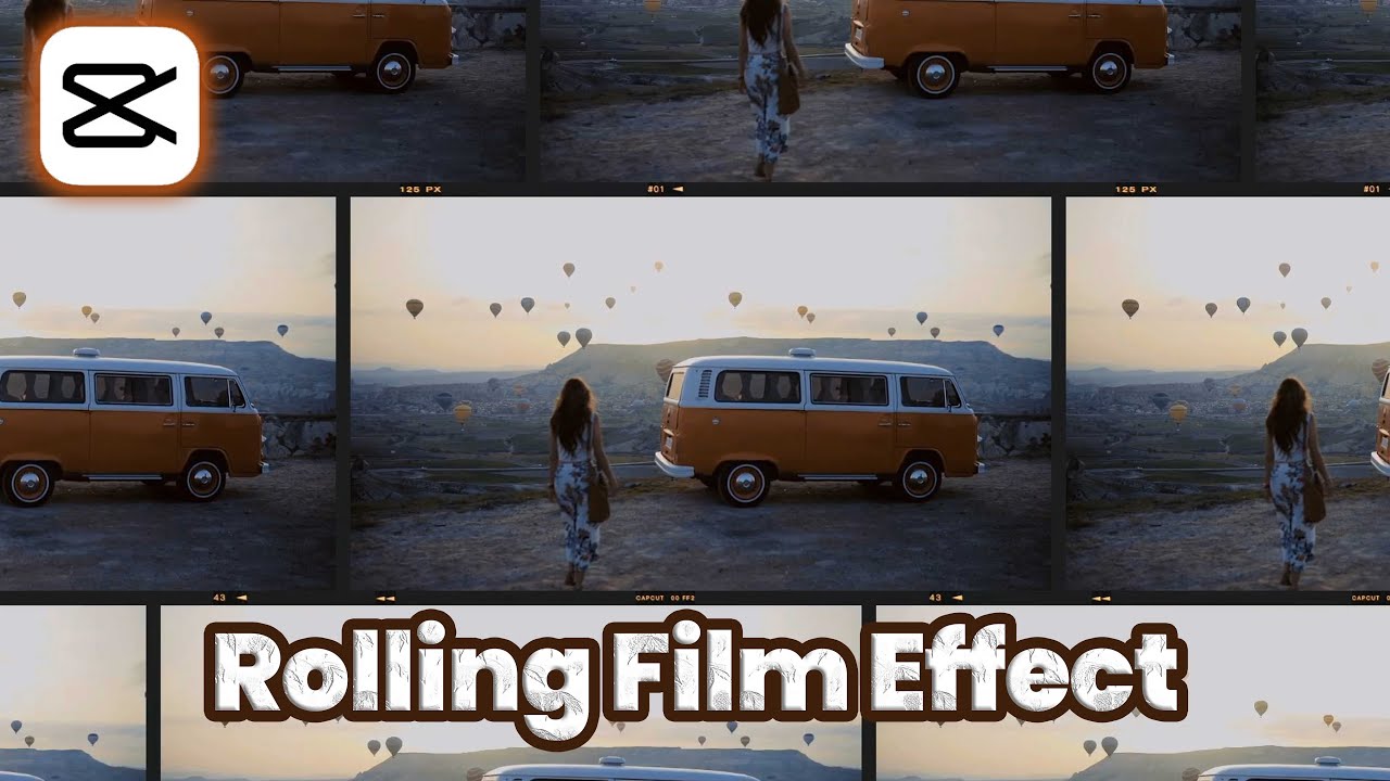 How to apply the Rolling Film effect to the video in CapCut/CapCut ...