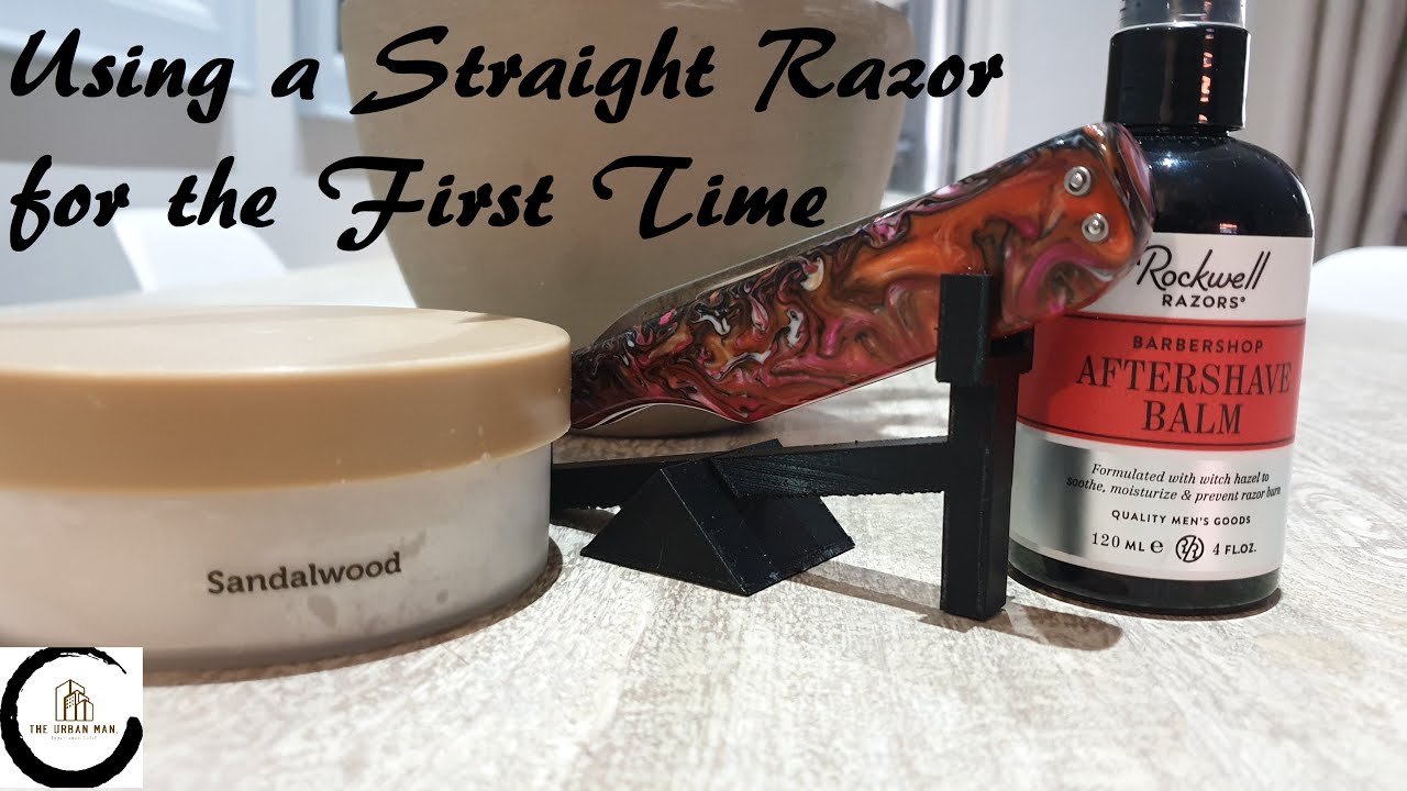 First Time Using A Straight Razor - YouTube