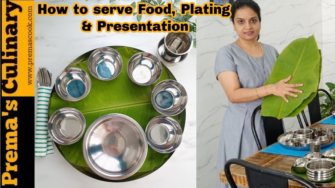 How to serve food for Guest, Plating and presentation and my dinner set ...