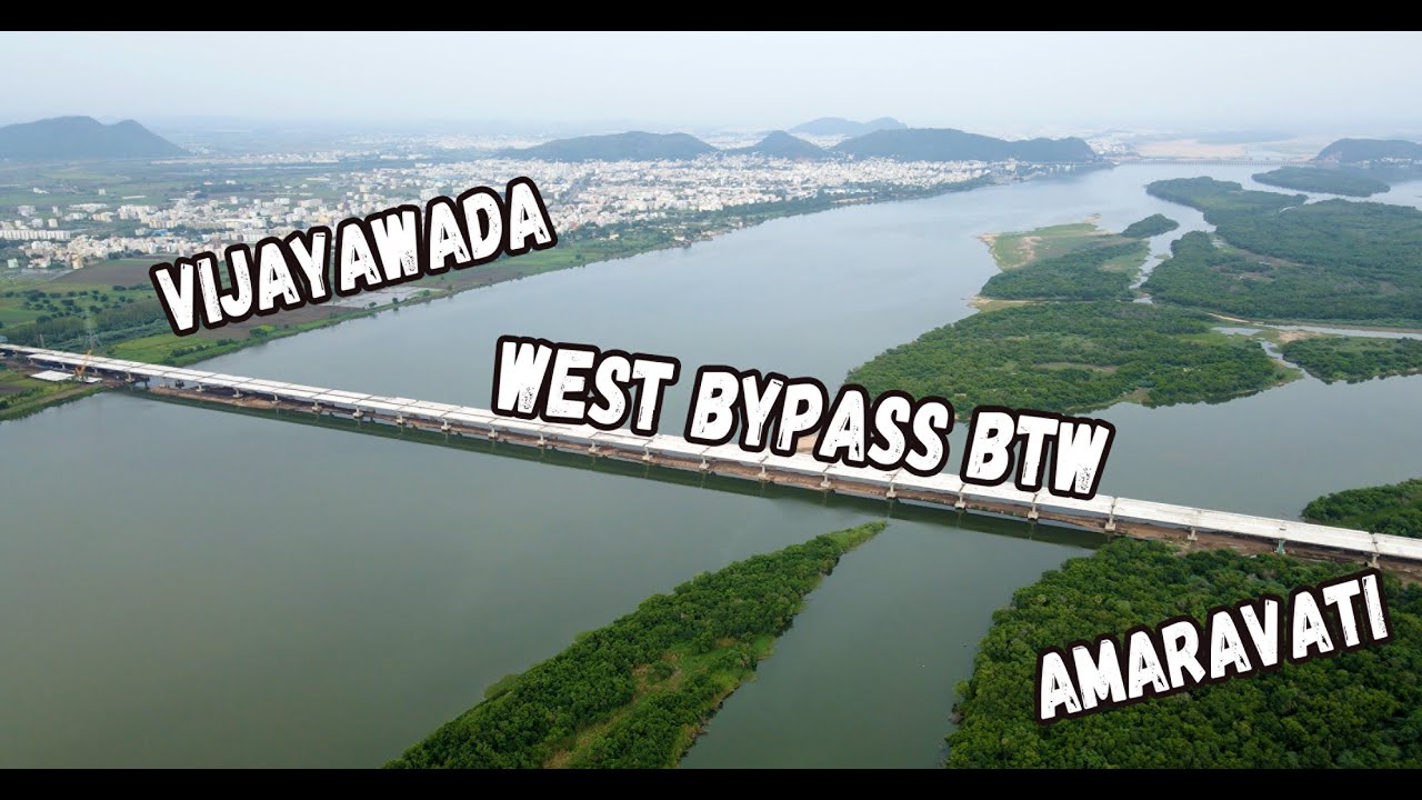 Krishna River's Most Beautiful Views Captured on Vijayawada West Bypass ...