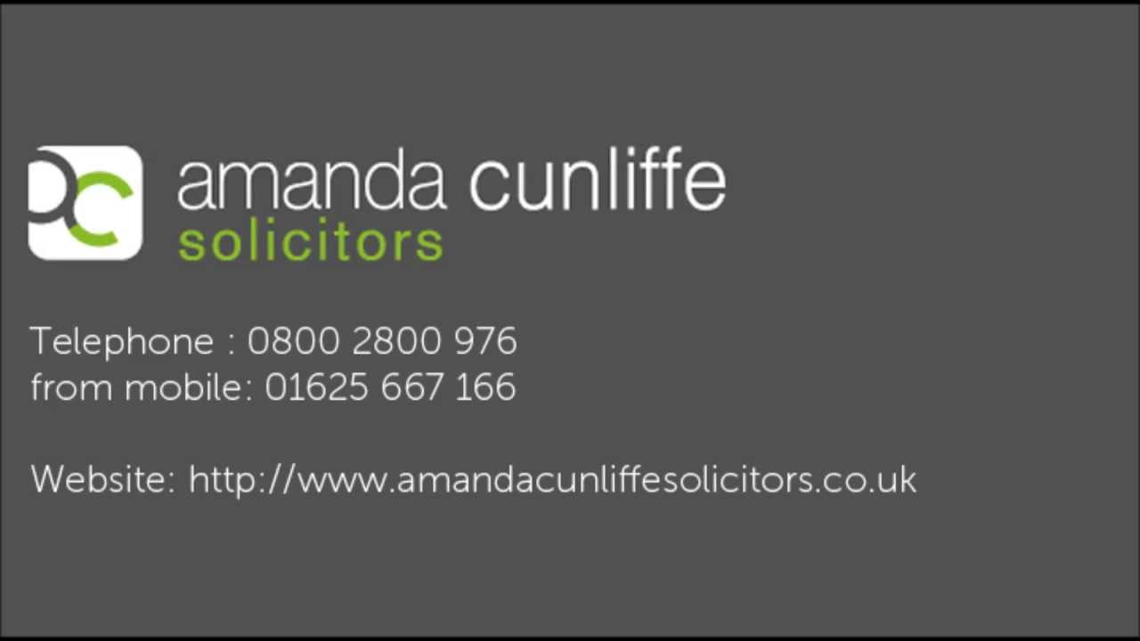 Amanda Cunliffe Solicitors - Silk 106.9 Radio Advert May 2013 - YouTube
