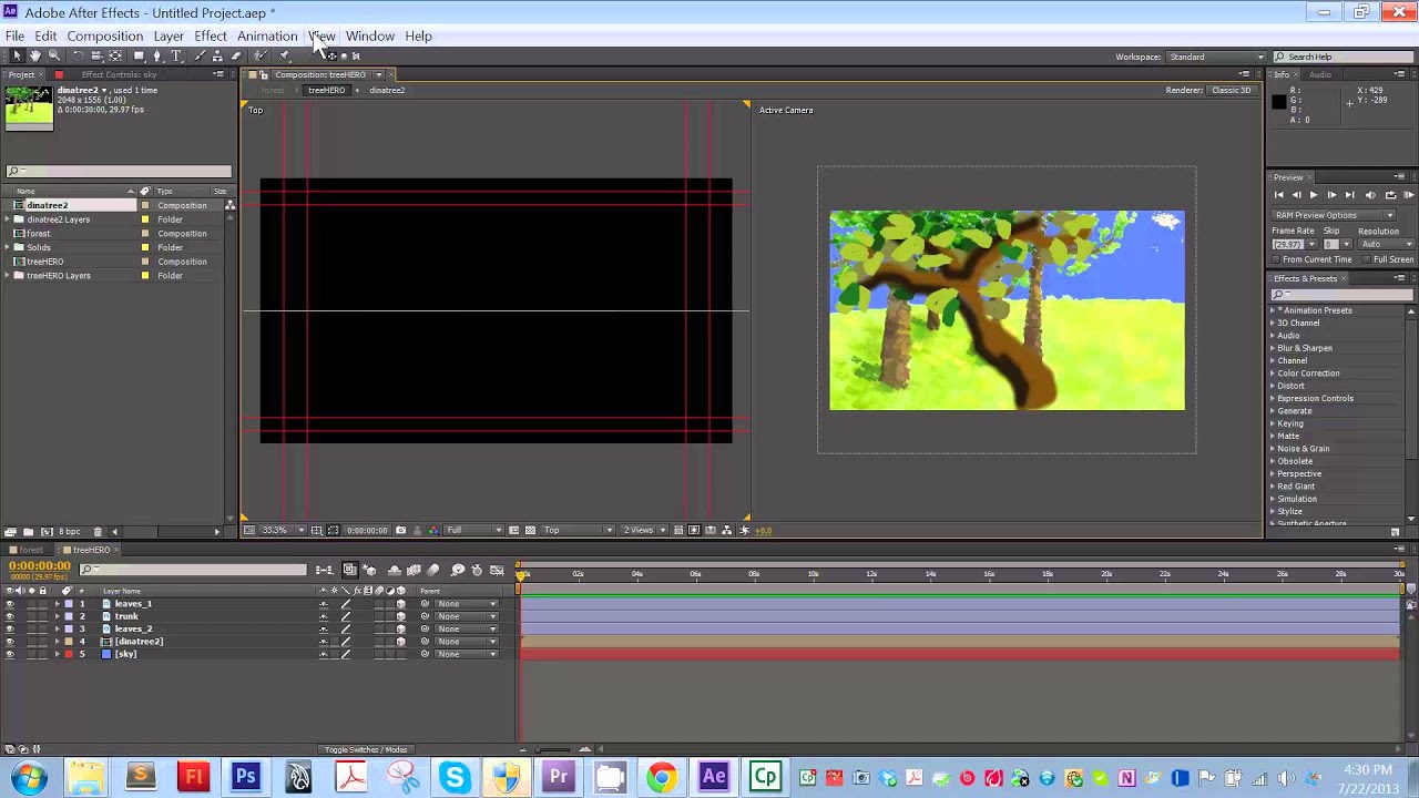 multiplane aftereffects - YouTube
