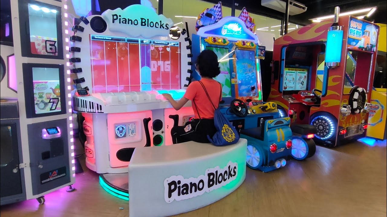 How To Play Piano Blocks At The Arcade? Timezone #playtime #vlog #fun # ...