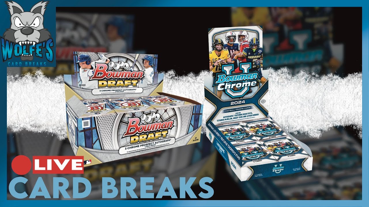 Wolfe's Card Breaks Live Group Breaks - YouTube
