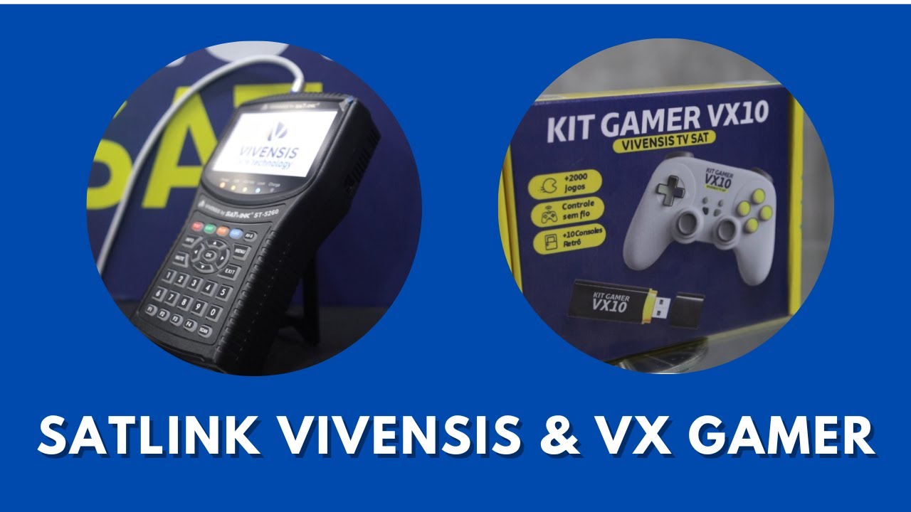 Satlink Vivensis & Kit VX Gamer - YouTube