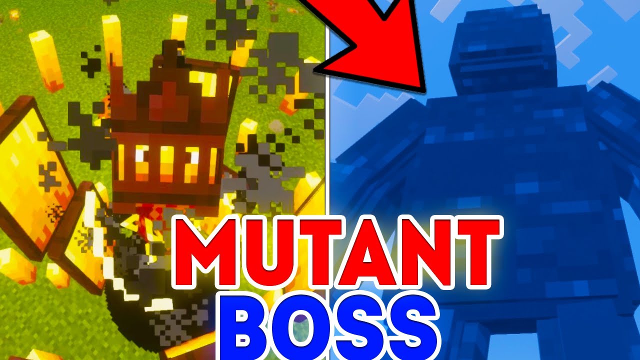 Strongest Mutant Blaze vs Water Man Mob Minecraft - YouTube