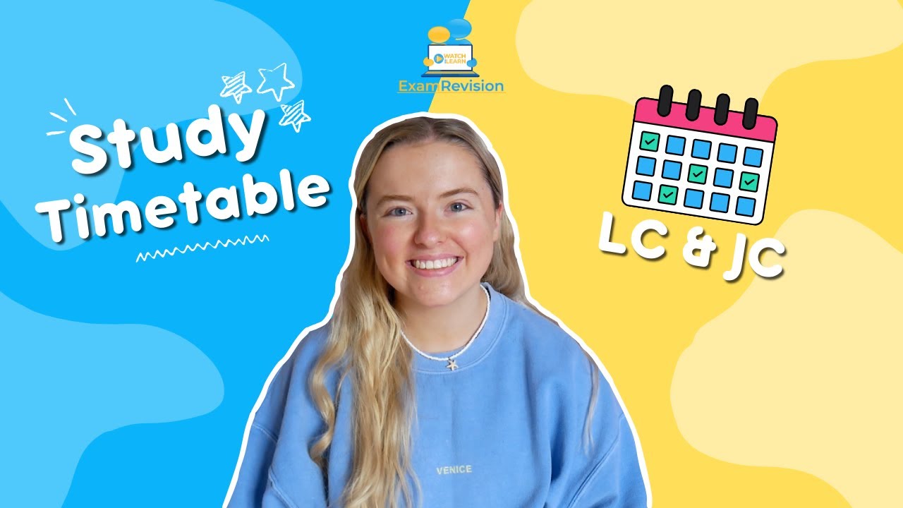 How to Create the PERFECT Study Timetable for LC & JC📈📚🎒 - YouTube