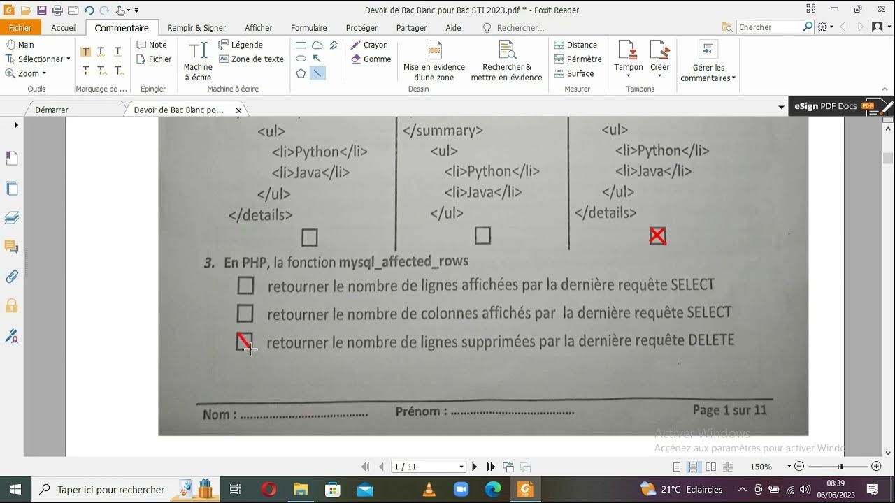 Correction De Devoir De Bac Blanc Pour Bac StI 2023. - YouTube