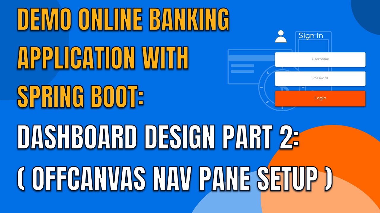 7 DEMO ONLINE BANKING APP WITH SPRING BOOT DASHBOARD DESIGN PART 2 ...
