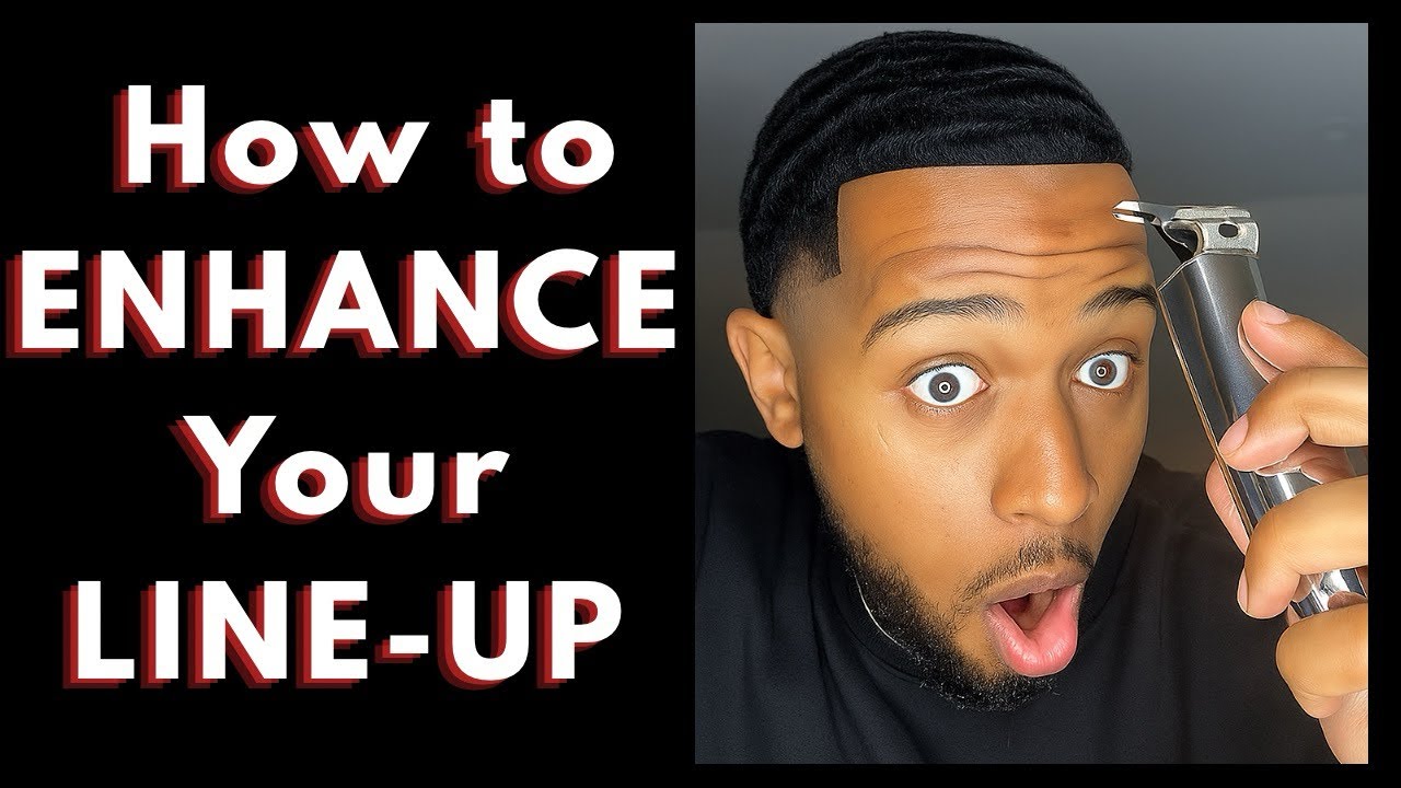 How to Enhance Your Hairline Lineup at Home | Crispy Edge Up Tutorial ...