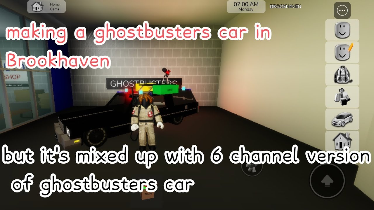 how to make The Ghostbusters Ecto-1 Car for free in Brookhaven | thanks ...