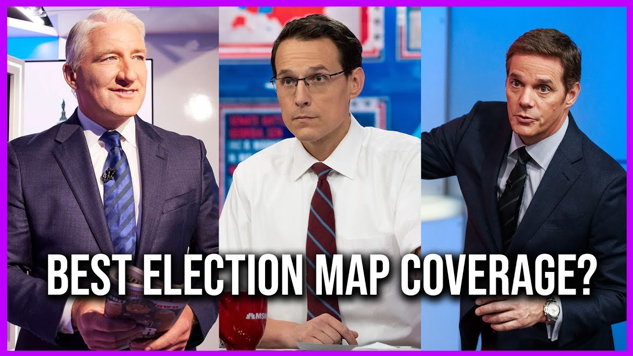 Best election map coverage: Bill Hemmer, John King, or Steve Kornacki ...