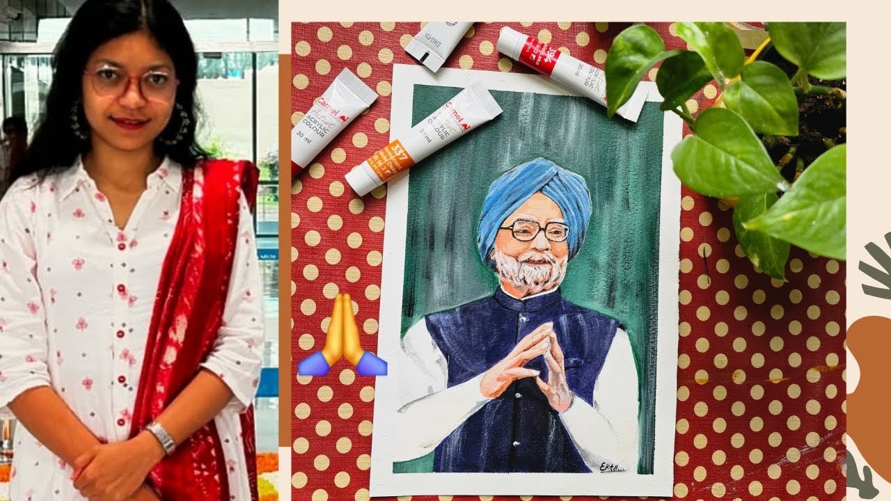 RIP Former Prime Minister Dr Manmohan Singh | Painting tribute 🙏 ...