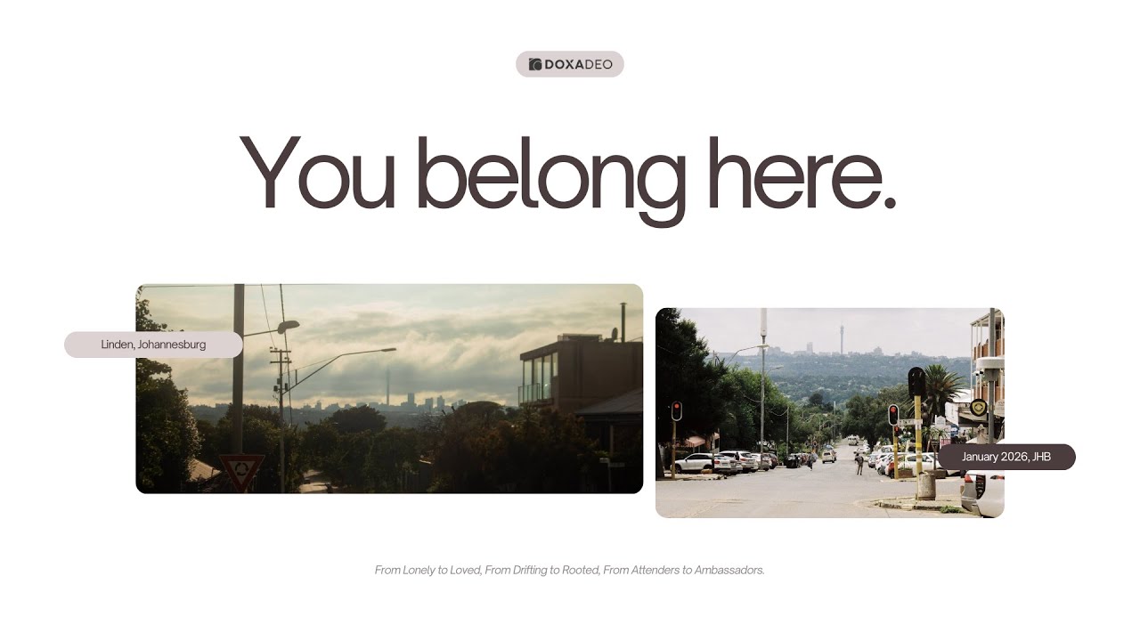 You Belong Here || Week 1 || 11 Jan || ENG - YouTube