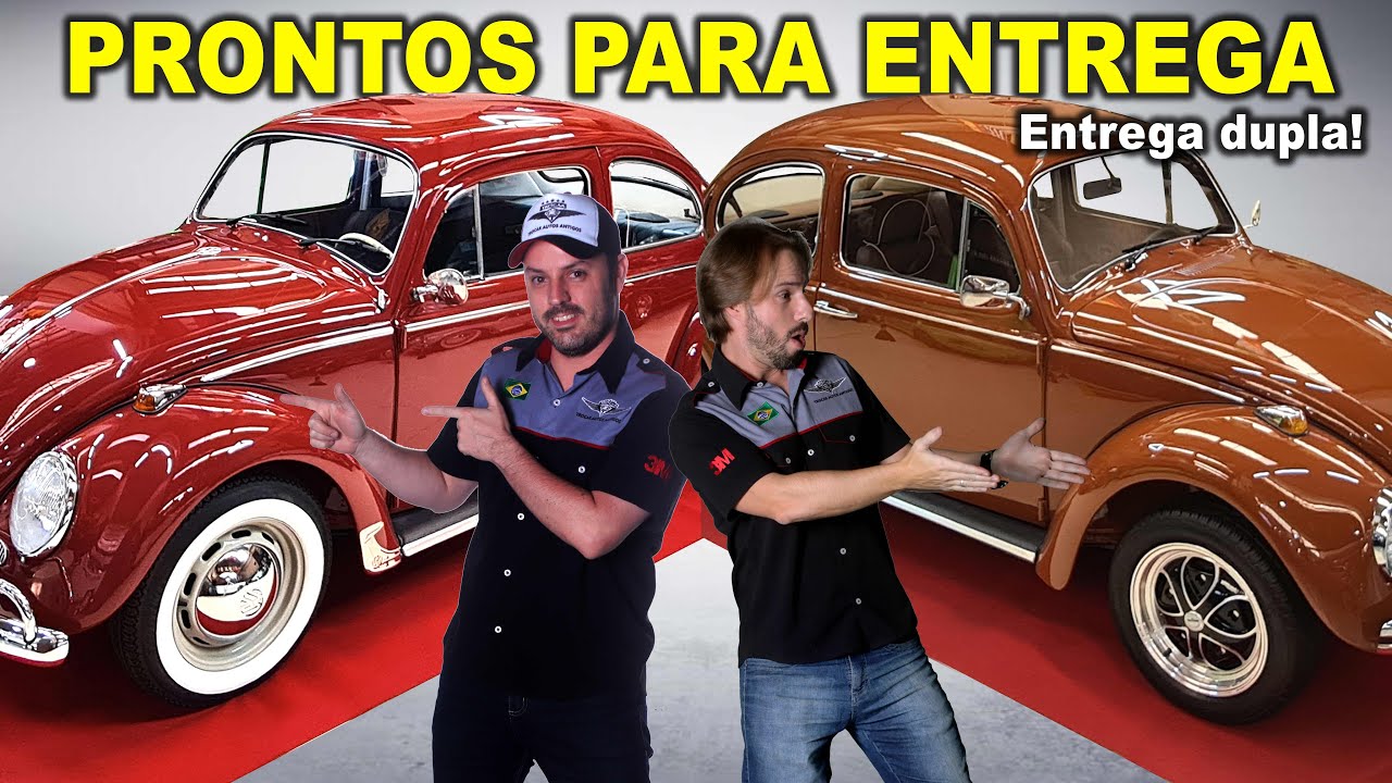 DOBRADINHA! Entrega dos Fuscas no mesmo dia! Difícil escolher o mais ...