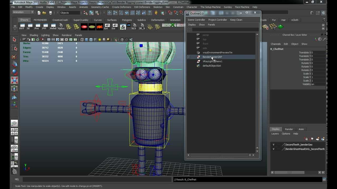 Tutorial: Creating an Advanced Multi-Character Rig for Futurama's ...
