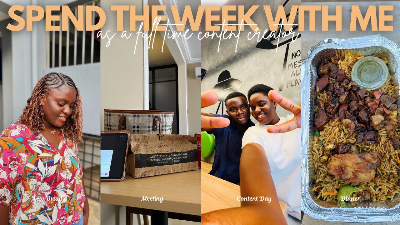 My week as a full-time content creator | meetings, lunch dates, new ...