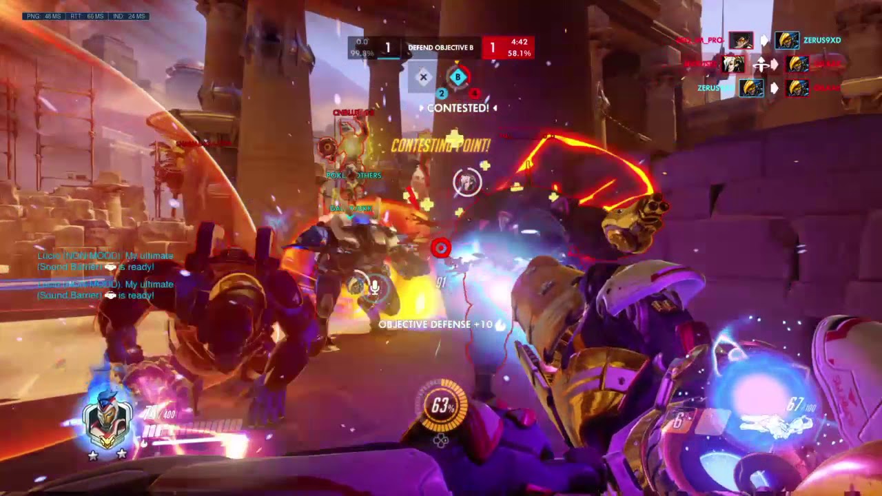 Overwatch | Carry Zarya in ranked + POTM - YouTube