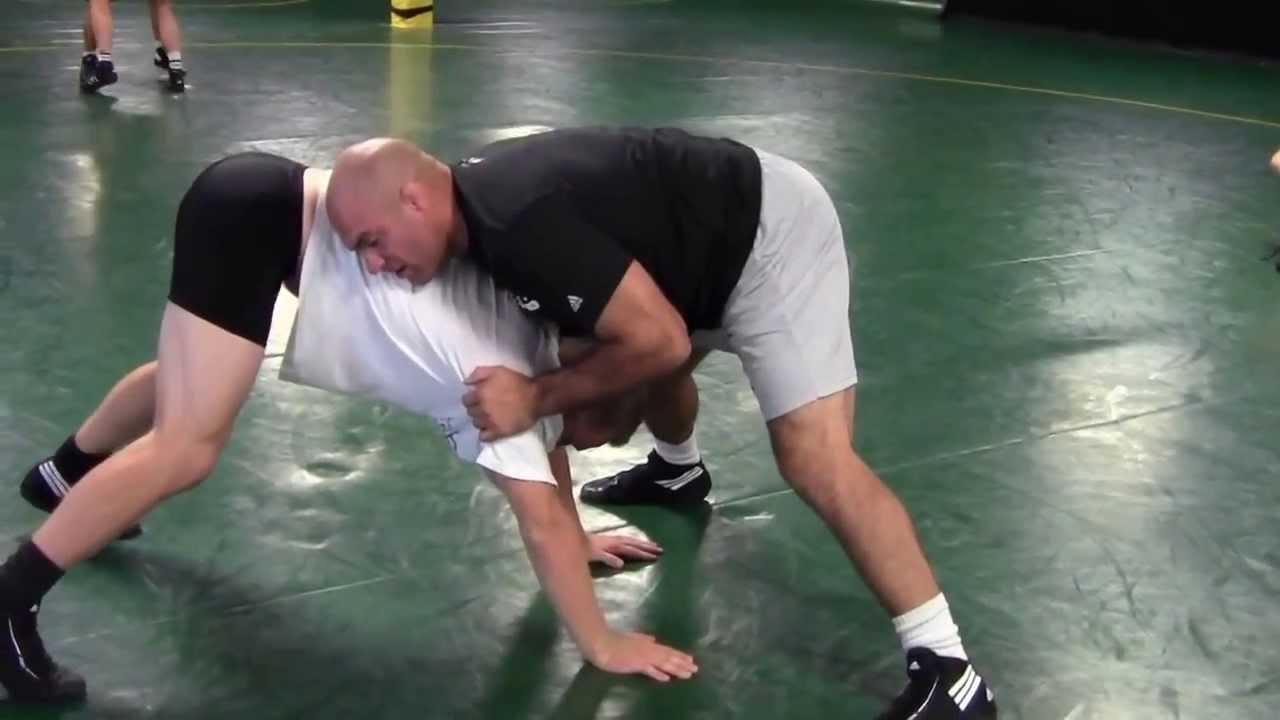 How To Score From A Front Head Lock - YouTube