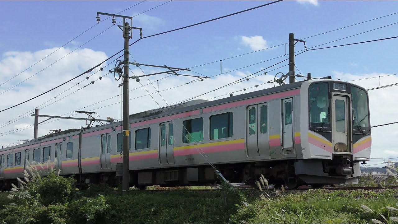 E129系B16+A6編成【4K】信越本線下り441M - YouTube