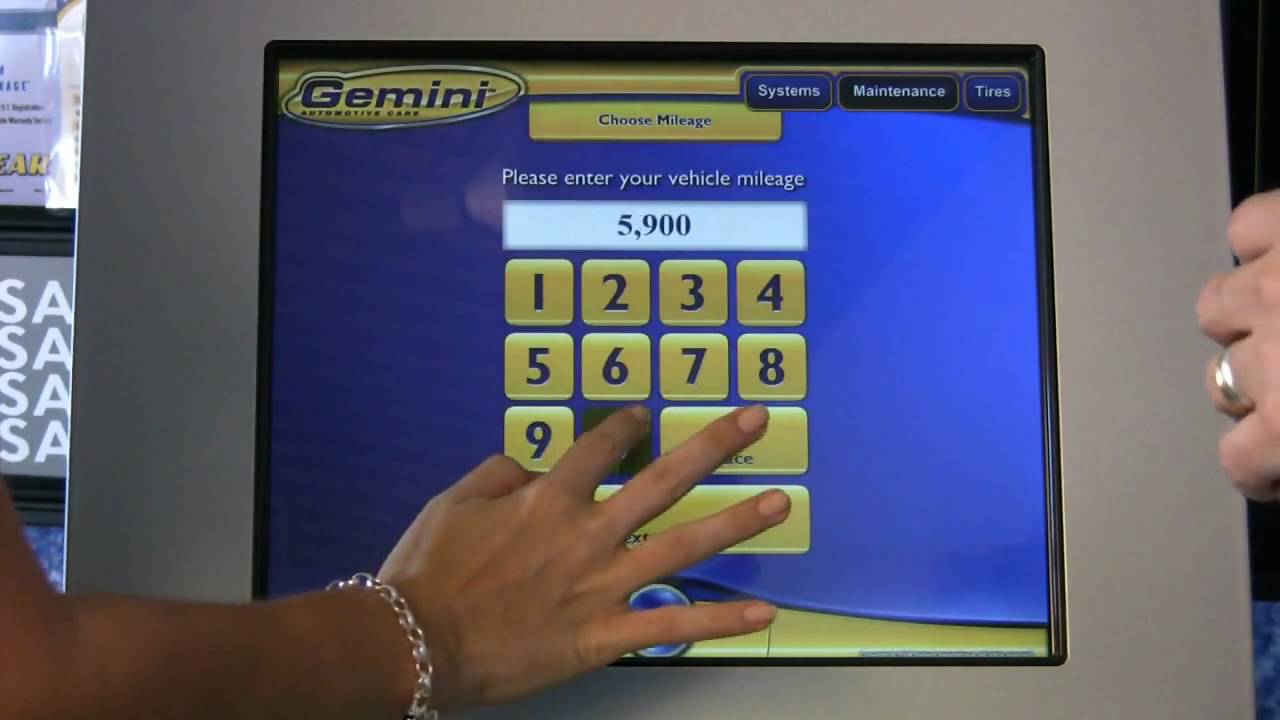 Goodyear Gemini customer Kiosk - "Scheduled Maintenance" - YouTube