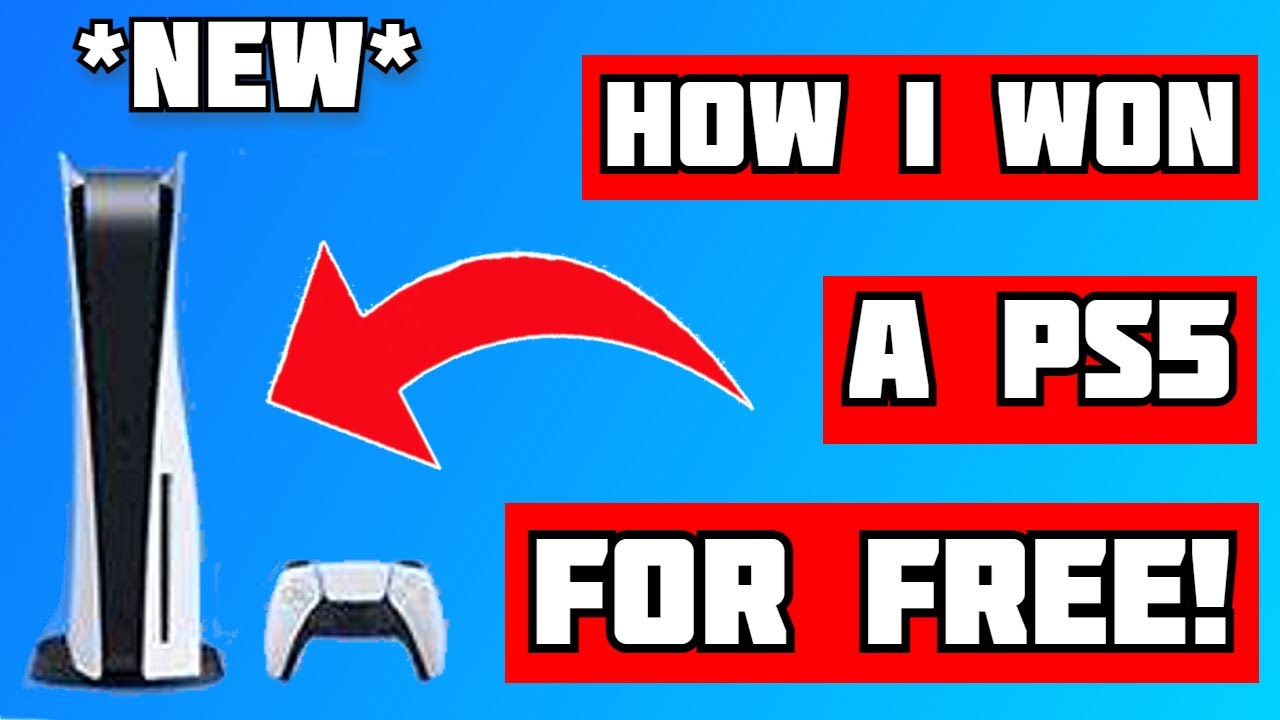 This is HOW I WON A PS5 For FREE... - YouTube